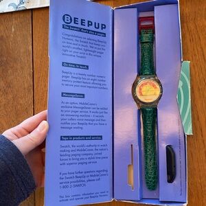 Swatch | Wearables | Rare Vintage 9s Swatch Beepup Pager Watch | Poshmark